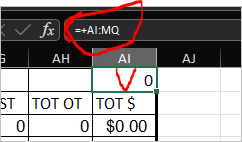 Getting this msg "Excel ran out of resources while attempting to calculate one or more formulas ...