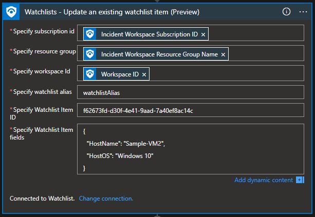 New watchlist actions available for watchlist automation using Microsoft Sentinel SOAR ...