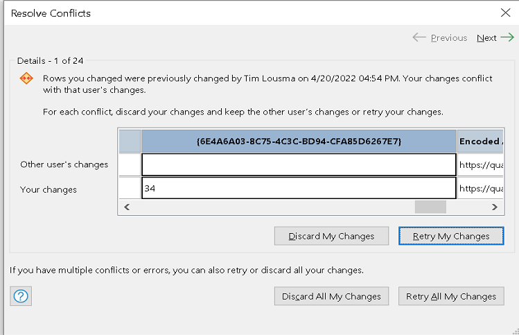 MS Access -SharePoint Resolve Conflicts | Microsoft Community Hub
