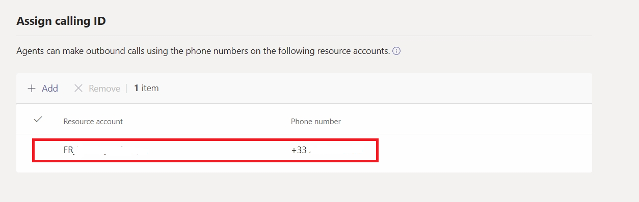 Assign calling ID in calling queue | Microsoft Community Hub