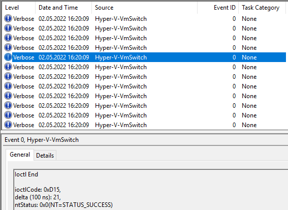 Hyper-V 2022 - VMSS logs constantly about Hyper-V-VmSwitch | Microsoft ...