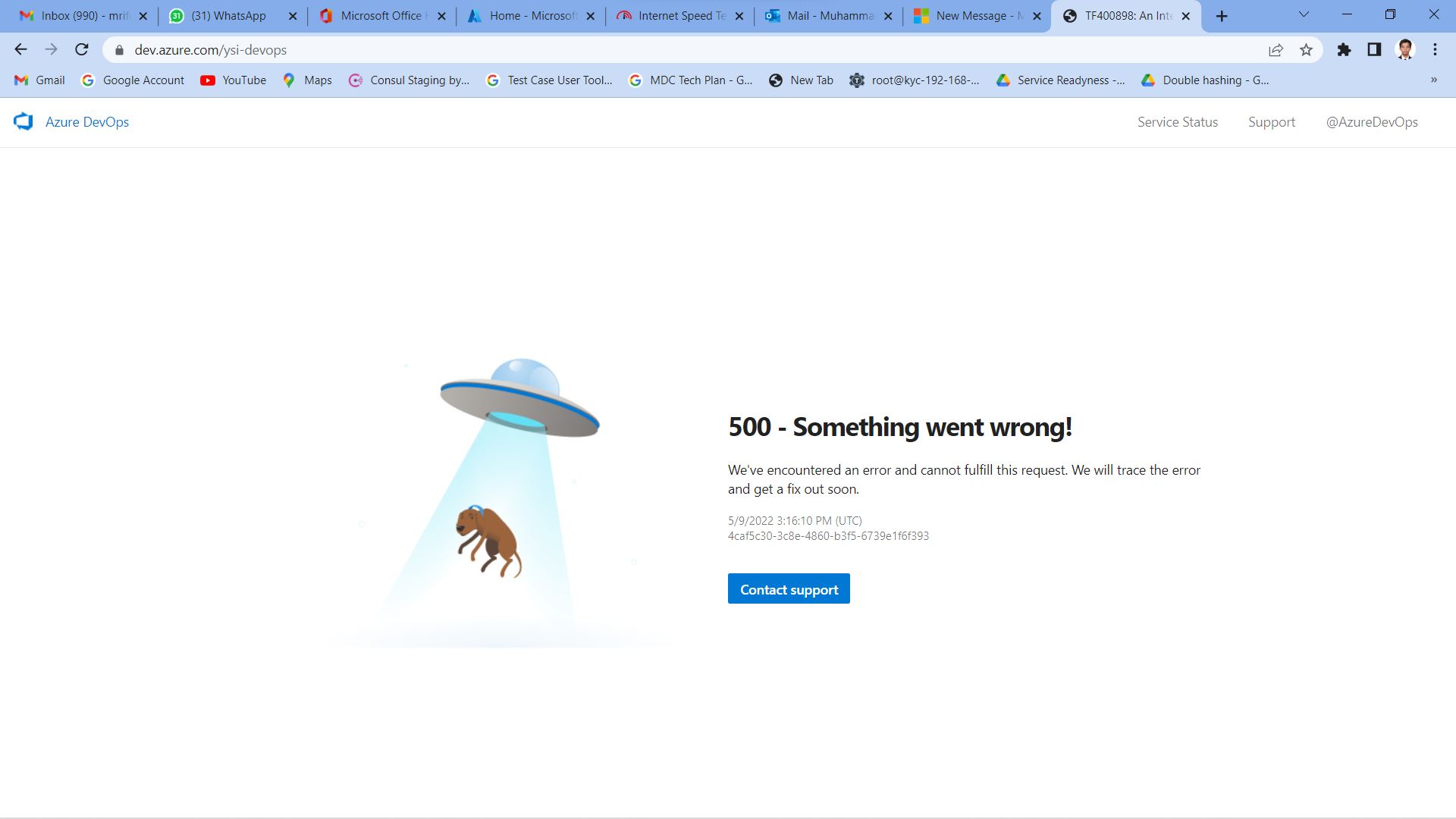 Cannot login to azure devops (dev.azure.com) | Microsoft Community Hub