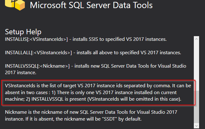 How to install Sql Server Data Tools (SSDT) 2017 Offline (Internal ...