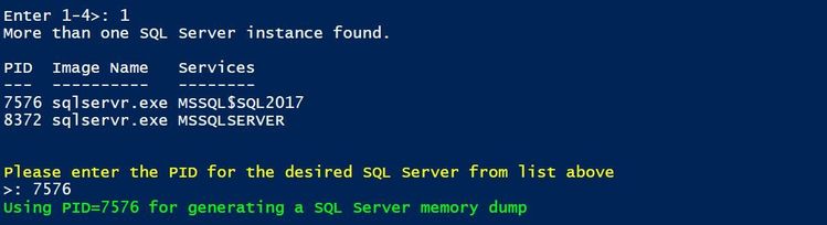 Generating A Sql Server Ssas Ssis Ssrs Sql Agent Memory Dump Via Powershell Script And