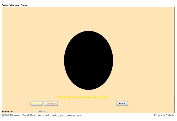 Color Memory Game - Today's Featured Small Basic Program | Microsoft ...