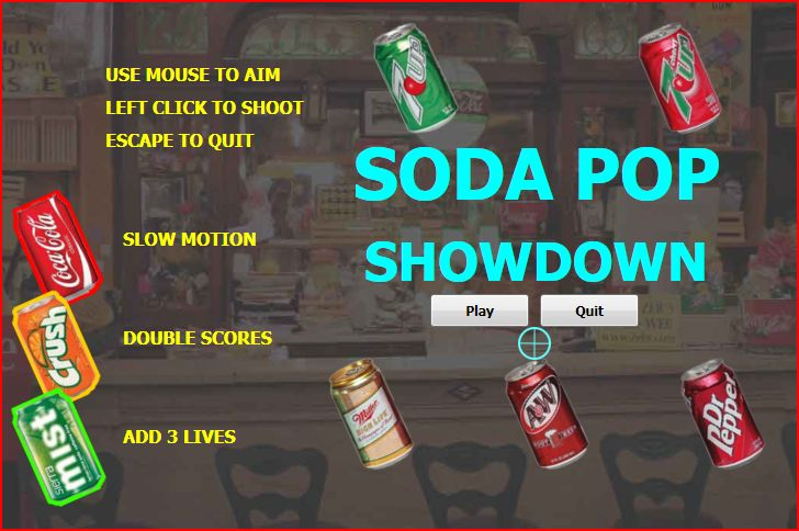 Soda Pop Showdown - Small Basic Featured Game | Microsoft Community Hub