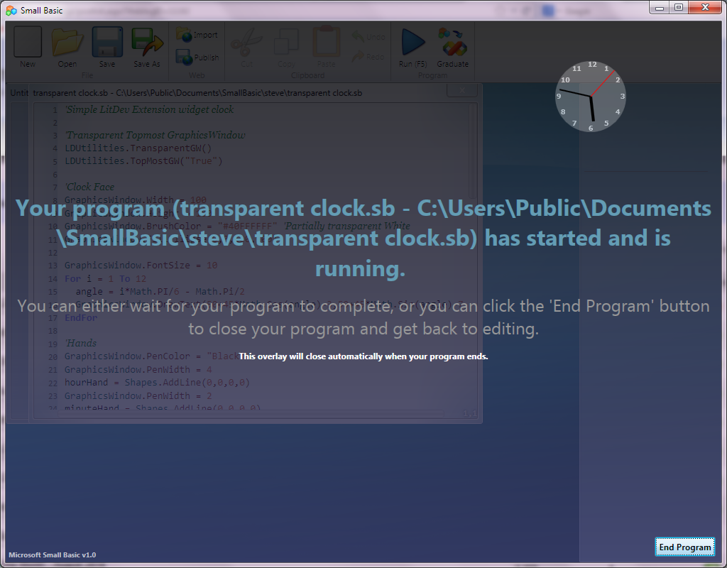 Small Basic Transparent Graphicswindow Microsoft Community Hub