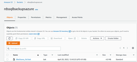 Migrate Amazon RDS for SQL Server to Azure SQL Managed Instance – Part 2 (Native Backup & Restore)