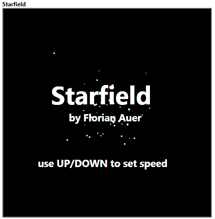 Starfield Simulator - Small Basic Featured Program | Microsoft ...