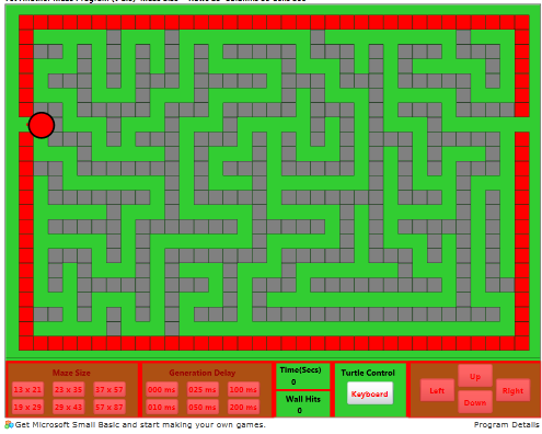 YAMP (Yet Another Maze Program) - Small Basic Featured Game | Microsoft Community Hub