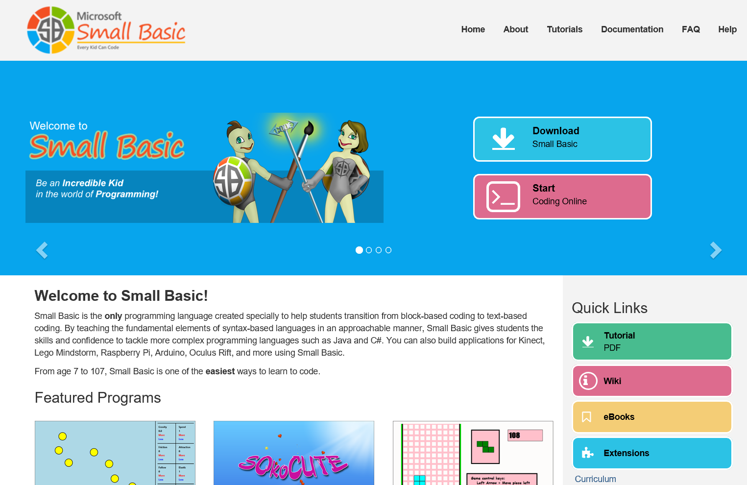 NEW UPDATES: Small Basic Website 2.1 & Small Basic Online 0.91 ...
