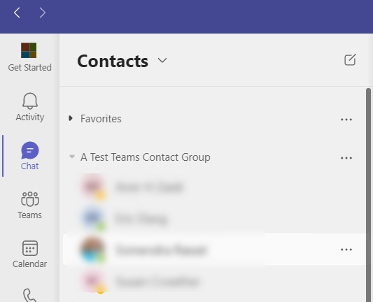 MS Teams Contact Group for messaging | Microsoft Community Hub