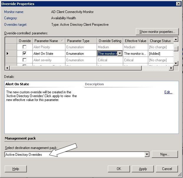 Best practice for creating overrides for Management Packs | Microsoft ...