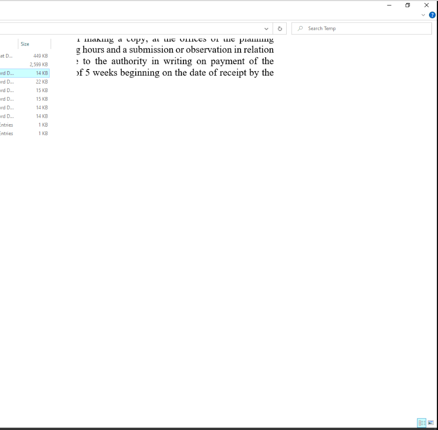 Word does not scale correctly in explorer preview pane | Microsoft Community Hub