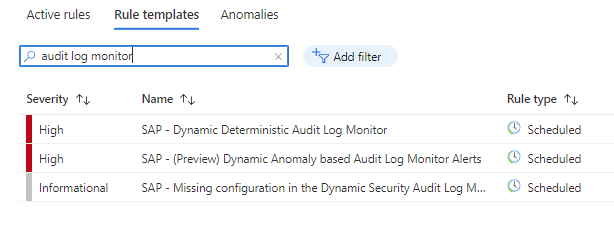Anomaly Detection On Saps Audit Log Using Microsoft Sentinel