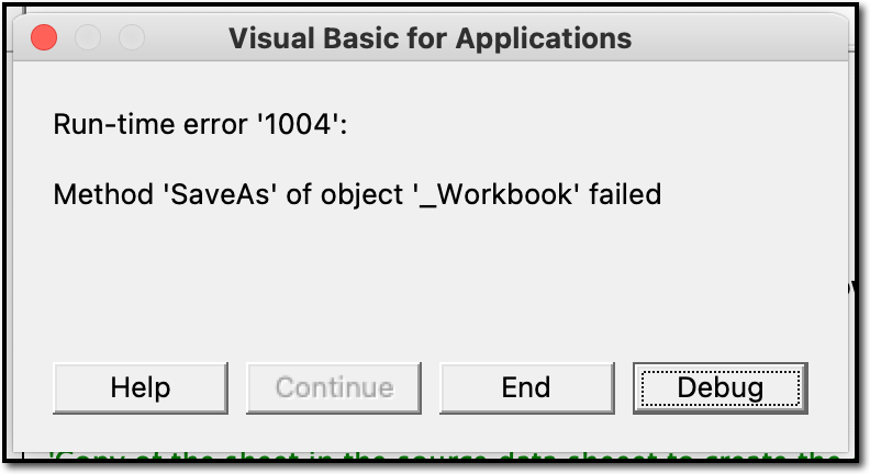Method SaveAs Fails with 1004 error unless destination is same location as PERSONAL.XLSB ...