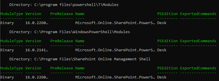Connect-SPOService not working in PowerShell 7 | Microsoft Community Hub