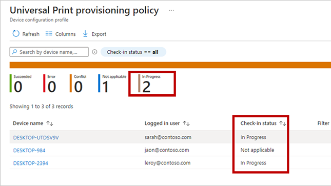 Universal Print settings available in Microsoft Endpoint Manager ...