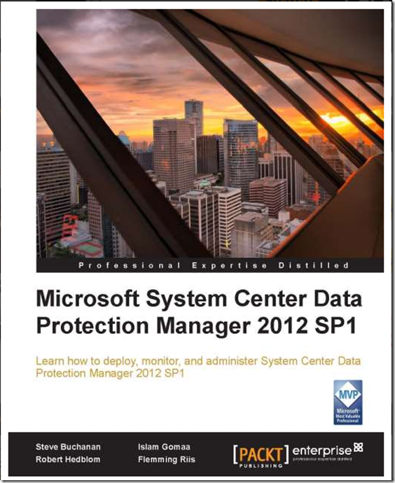 New book on System Center Data Protection Manager | Microsoft Community Hub