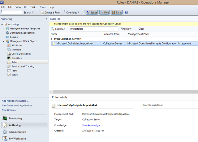 How to stop the receiving of Operational Insights Configuration Alerts ...