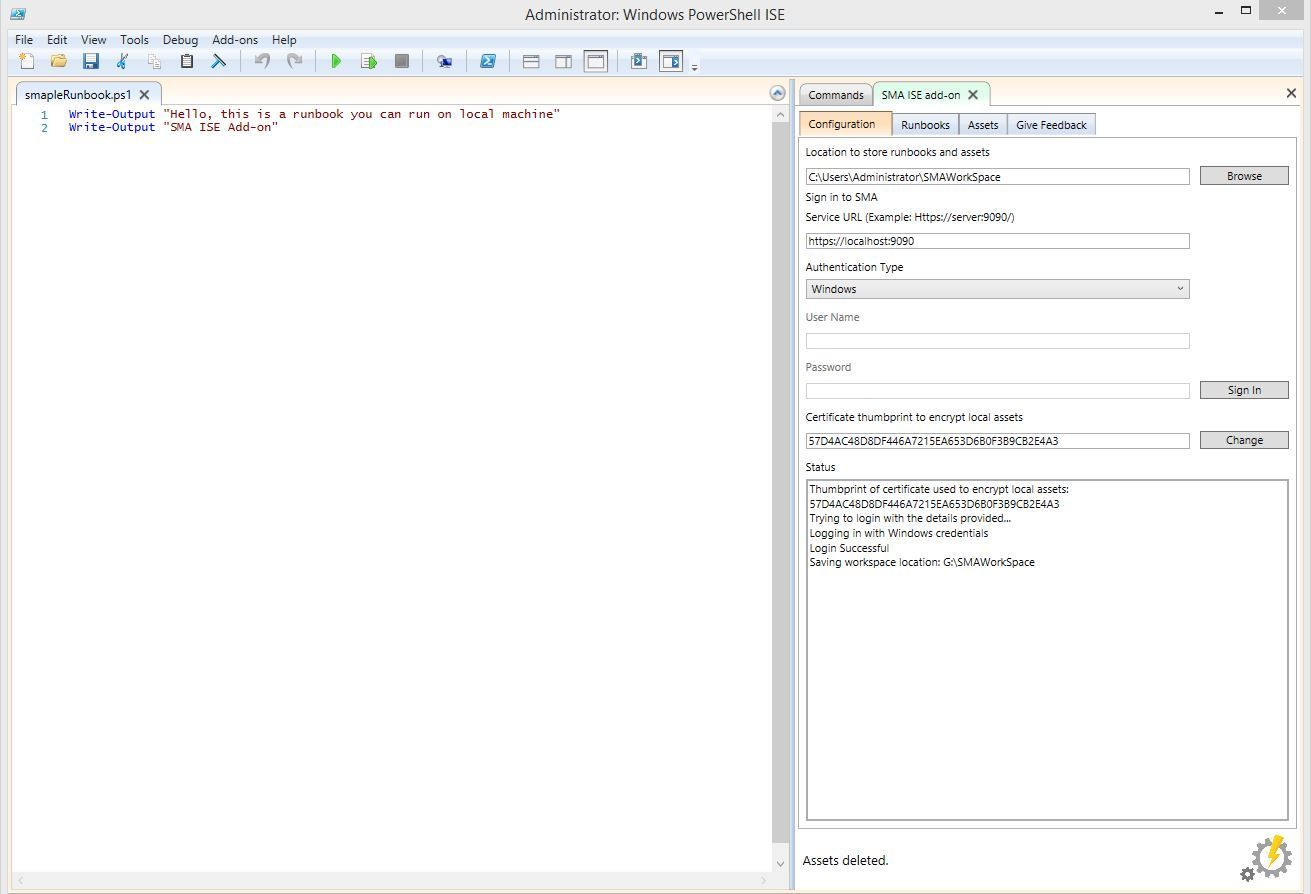 Introducing Service Management Automation ISE add-on | Microsoft Community Hub