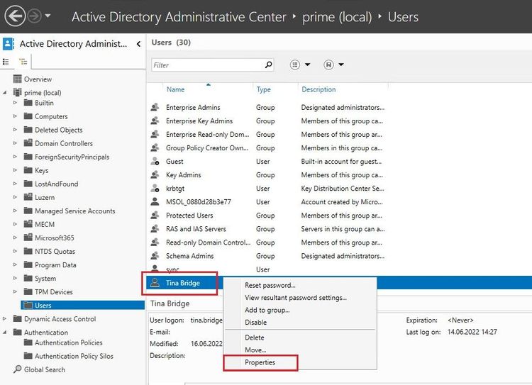 A sample deployment of Authentication Policies and Authentication ...