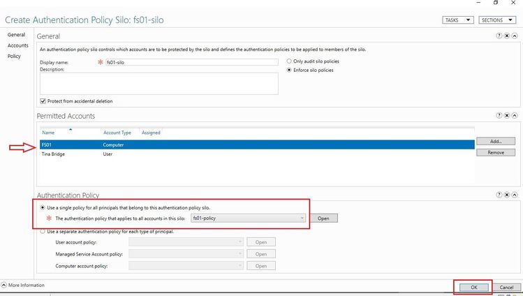 A sample deployment of Authentication Policies and Authentication ...