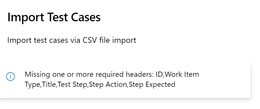 Import CSV - Missing on or more required headers | Microsoft Community Hub
