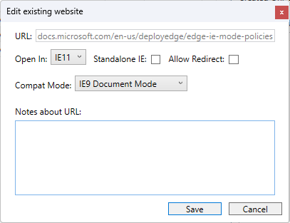 How to configure Edge Enterprise Mode for Internet Explorer | Microsoft ...