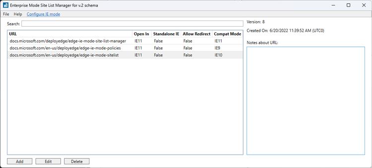 How to configure Edge Enterprise Mode for Internet Explorer | Microsoft ...