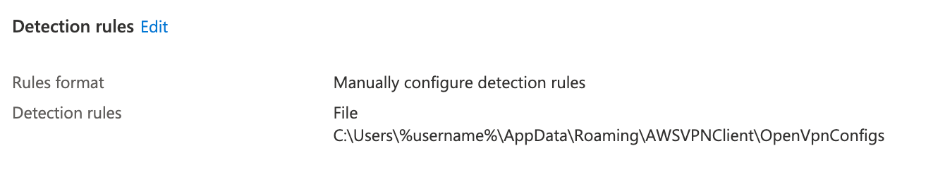 Correct App detection rule File Path for User Folder | Microsoft ...