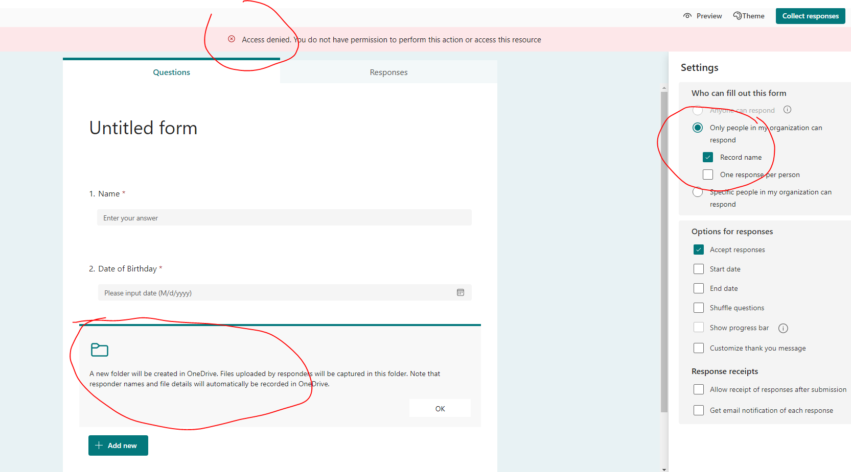 Can't add "upload file" option to Microsoft Form | Microsoft Community Hub