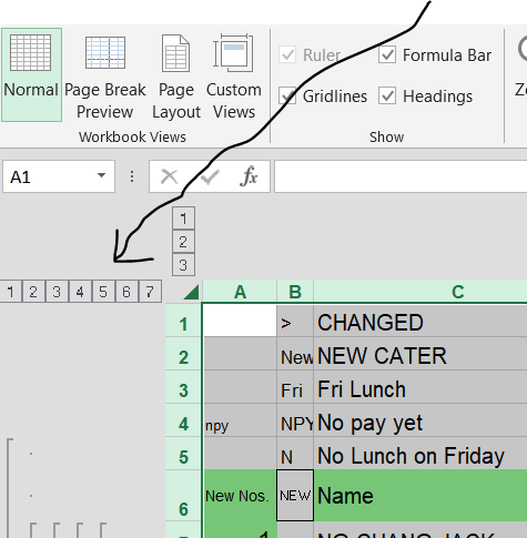 Excel Help: How to get rid of this column and row? | Microsoft ...
