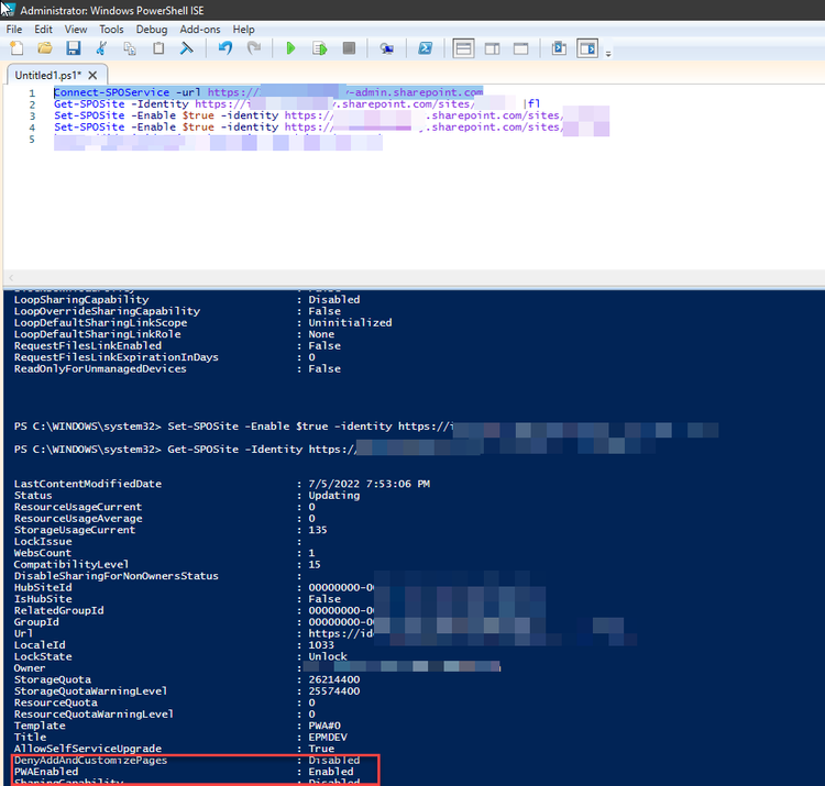 Project Online Error When Accessing A Newly Created Pwa Instance Microsoft Community Hub