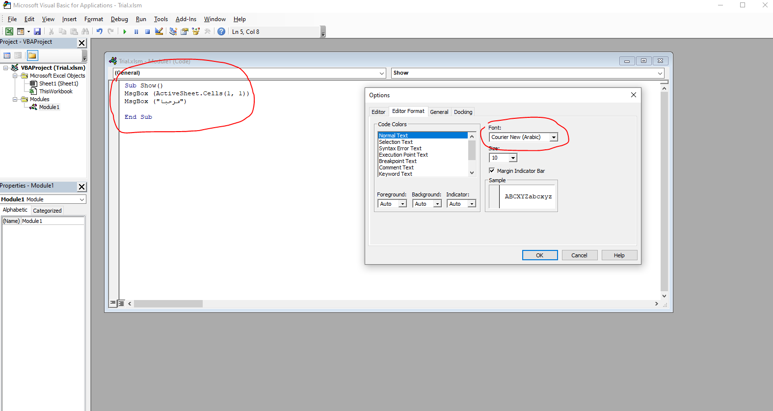 Vba Code Outputs Arabic Characters Wrong Microsoft Community Hub