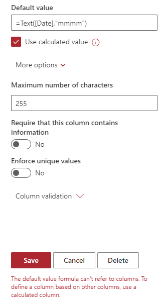 Sharepoint List Calculated Month Column | Microsoft Community Hub