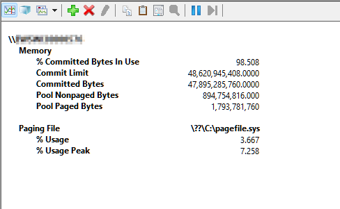 Resource exhaustion and issues with monitored memory metrics ...