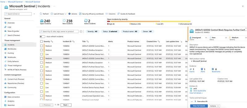 Sentinel OT SOC | Solution Release 1.0.13 | Microsoft Community Hub