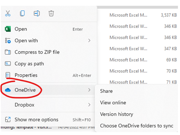 Missing OneDrive icon from Right-Click menu | Microsoft Community Hub