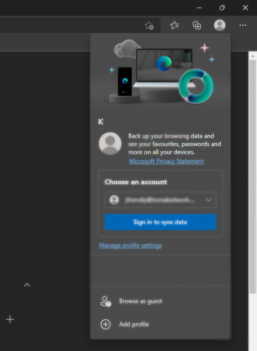 How to remove autofill email from 'choose an account' part of Profile ...