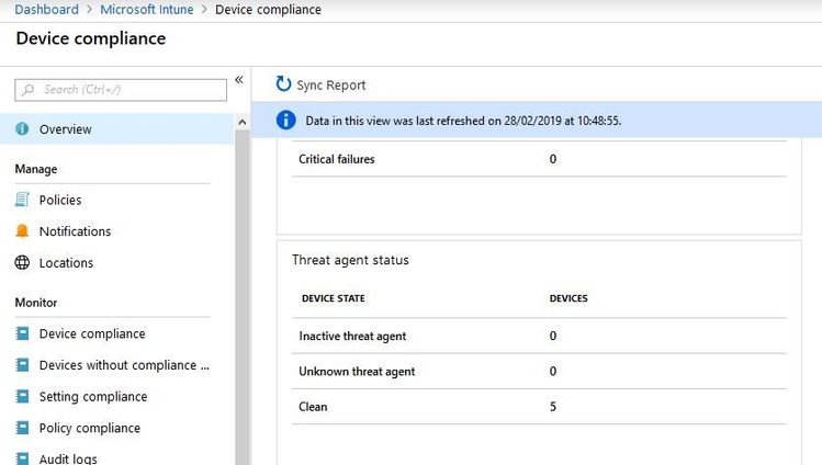 Intune Compliance Policy: Device not compliant because of missing ...