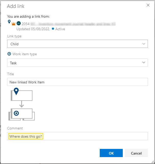 New linked work item comment in GUI | Microsoft Community Hub