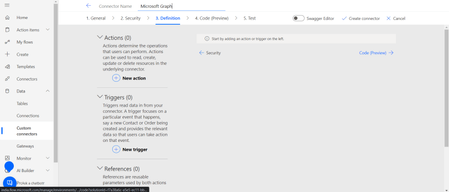 Creating Microsoft Graph custom connector in Power Apps | Microsoft ...