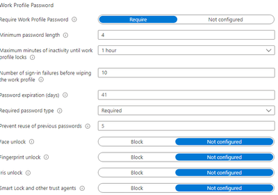 PIN code is not asked when launching work profile/outlook | Microsoft ...