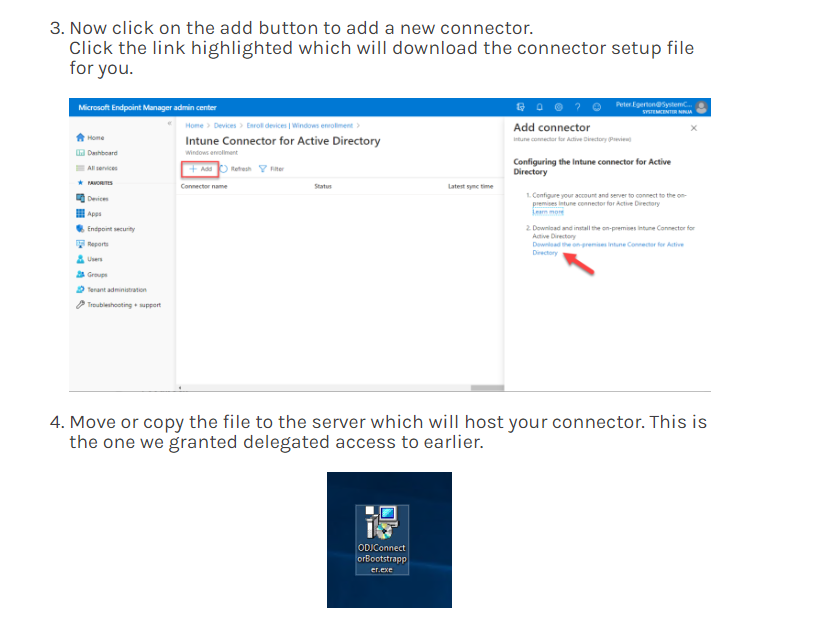 Intune Connector download | Microsoft Community Hub