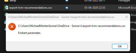 OneDrive issues in Explorer - OneDrive v.: 22.151.0717.0001 - Windows ...