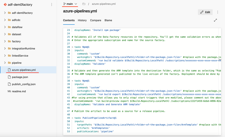 CI/CD trigger deployment improvement in ADF