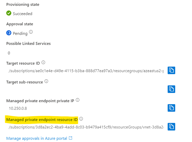 Configuring Private endpoint to Snowflake Private link using managed ...