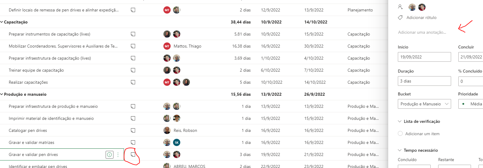 Task notes flag appears even when there´s no notes entered. | Microsoft ...
