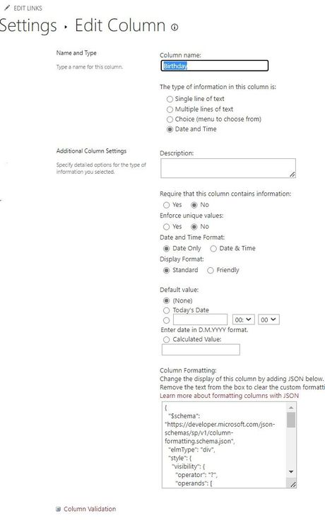 Column formatting / Show or hide columns based on user permission | Microsoft Community Hub